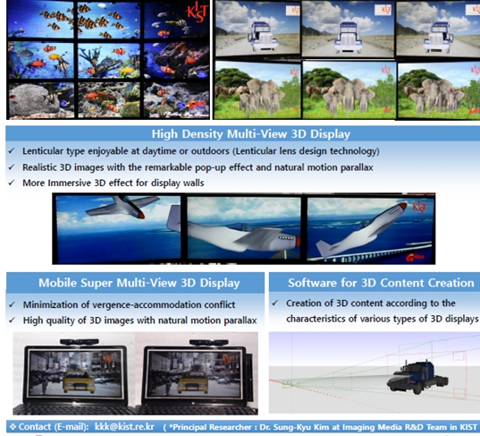 '안경 없는' 3D 디스플레이 CES서 주목